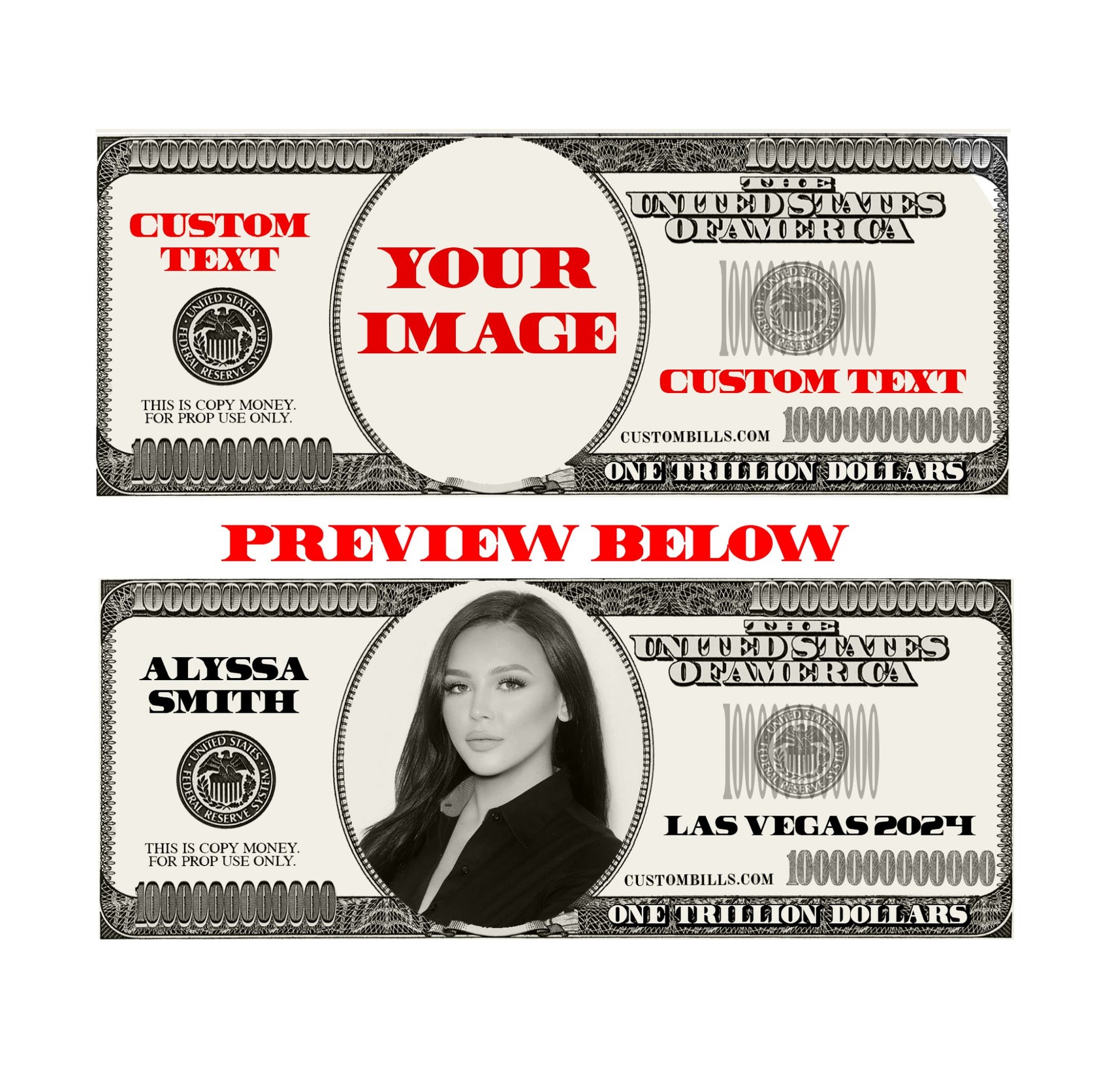 Custom Bills: Create Your Own Dollar Bills