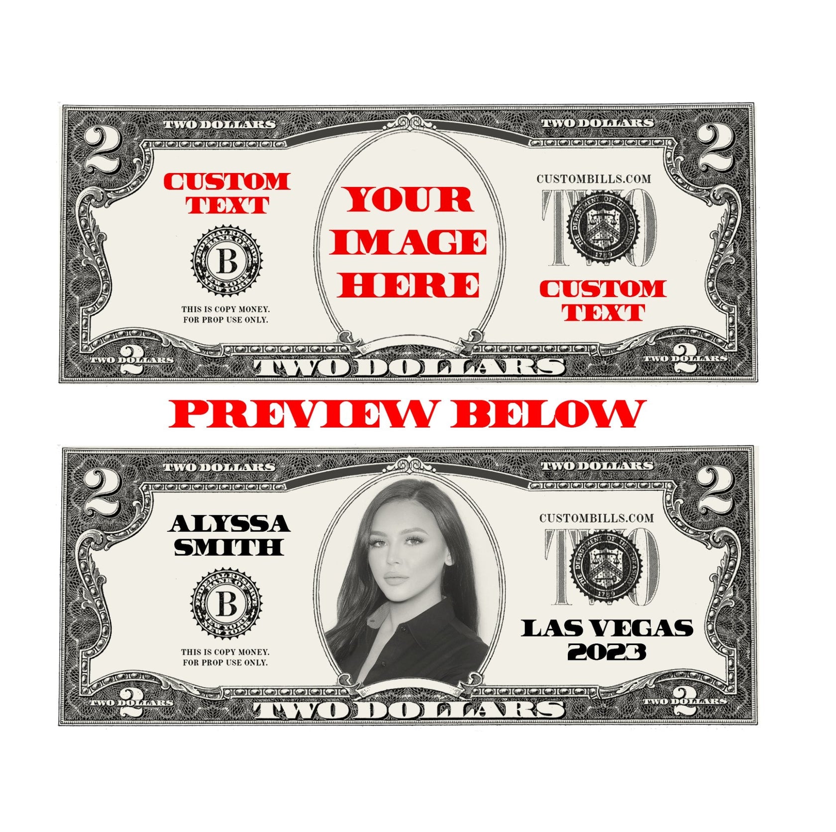 Custom Bills: Create Your Own Dollar Bills